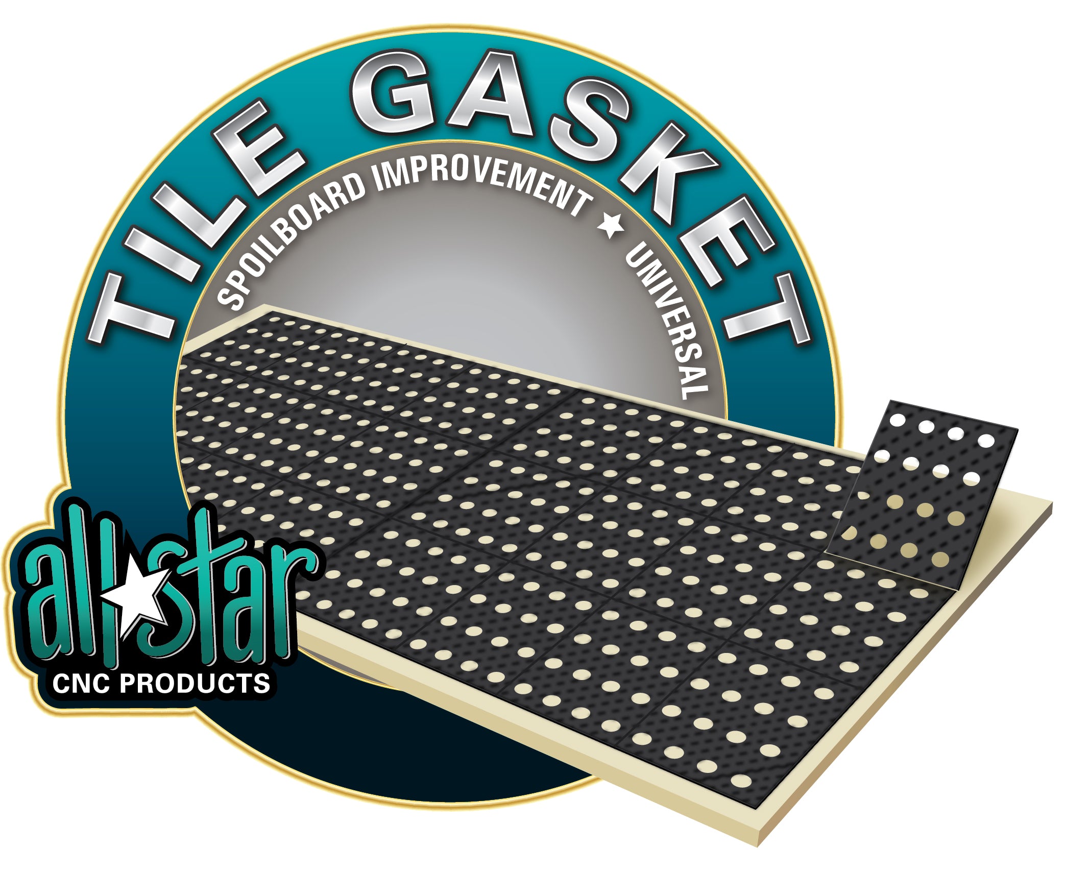 Tile Gasket™, pre-perforated Tile Gasket™, Nested Base Manufacturing ...